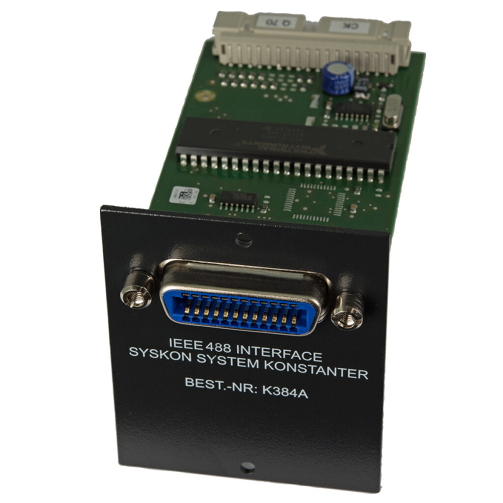 IEEE488-INTERFACE Opțiune interfață IEEE 488 pentru SYSKON KONSTANTER ...