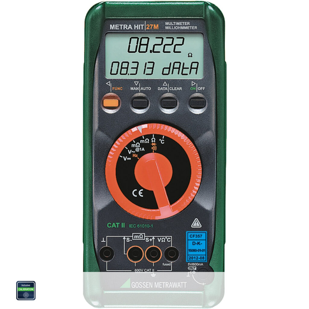 METRAHIT 27M Miliohmmetru, multimetru și data logger, contor de ...