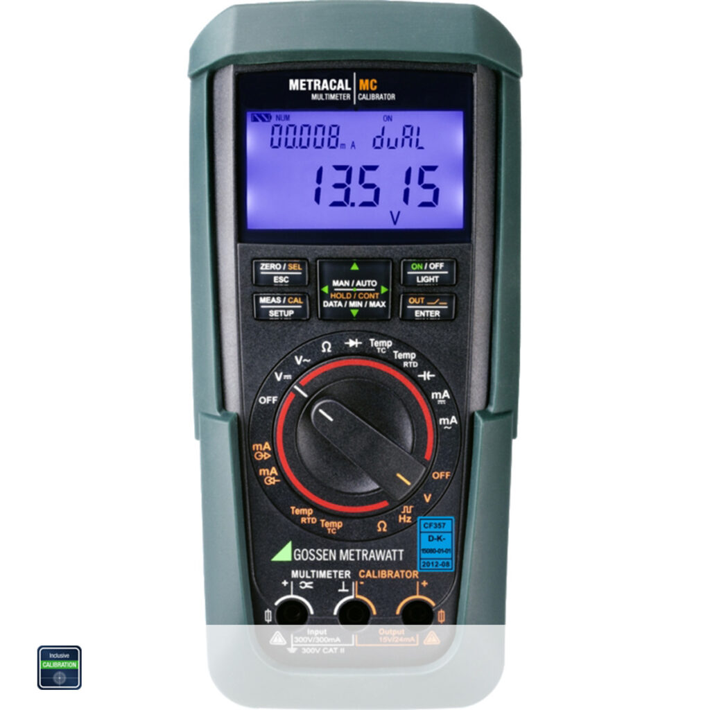 METRACAL MC Calibrator, simulator și multimetru universal • GMC-Instruments