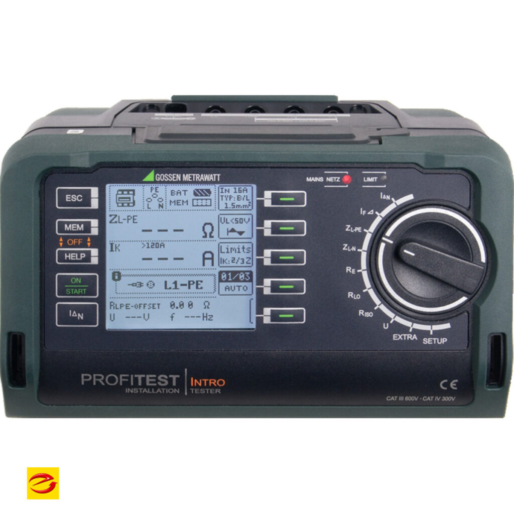 PROFITEST INTRO Tester de instalații electrice • GMC-Instruments